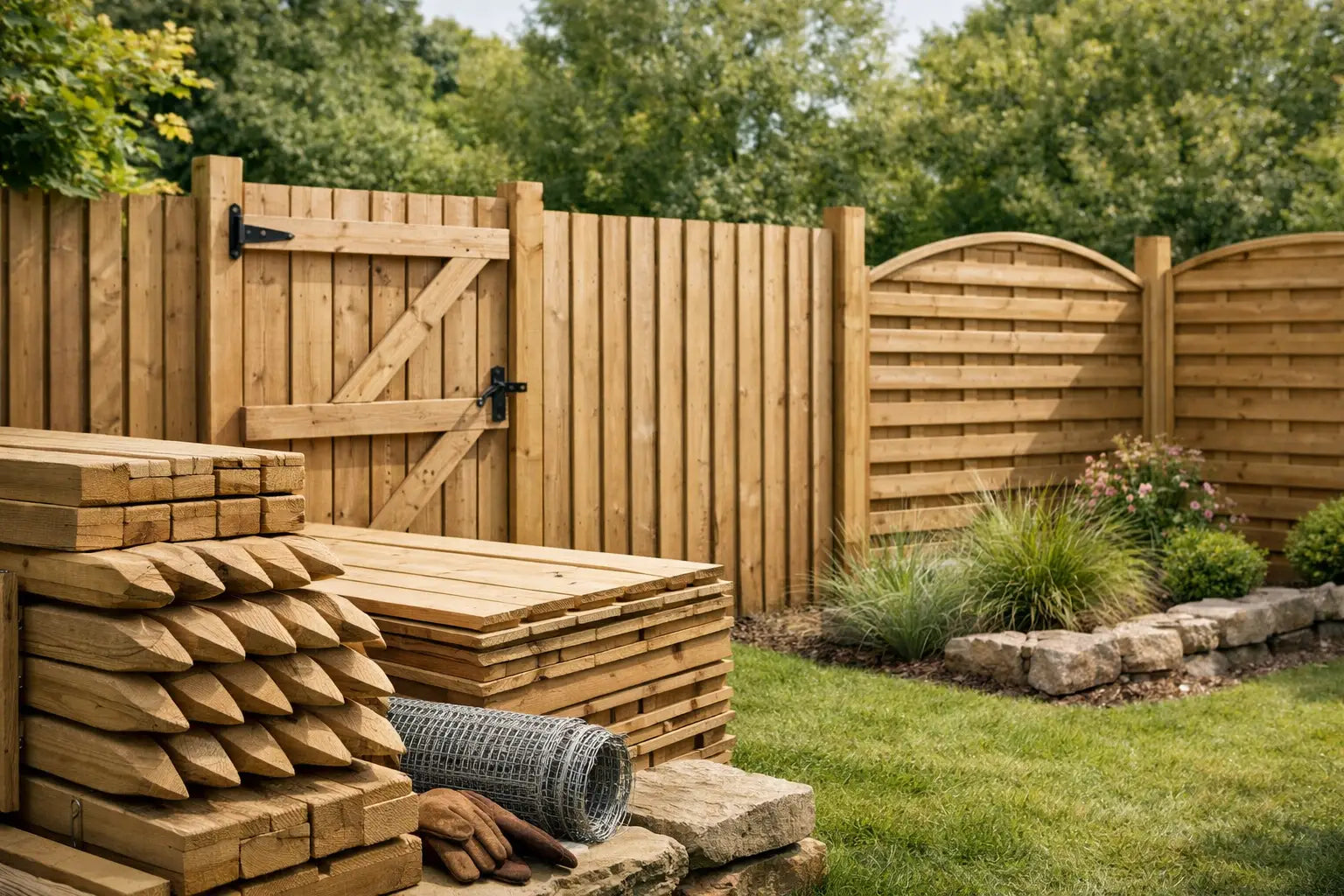 Garden Fencing Materials Guide for UK Gardens – Crestala Fencing Centre