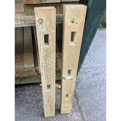 Post or Wall Plate for Cleft Rail – Crestala Fencing Centre