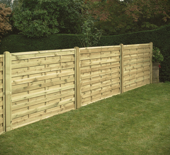 Square Horizontal Fence Panel – Crestala Fencing Centre