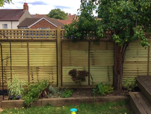 Straight-Edge Fence Panel – Crestala Fencing Centre